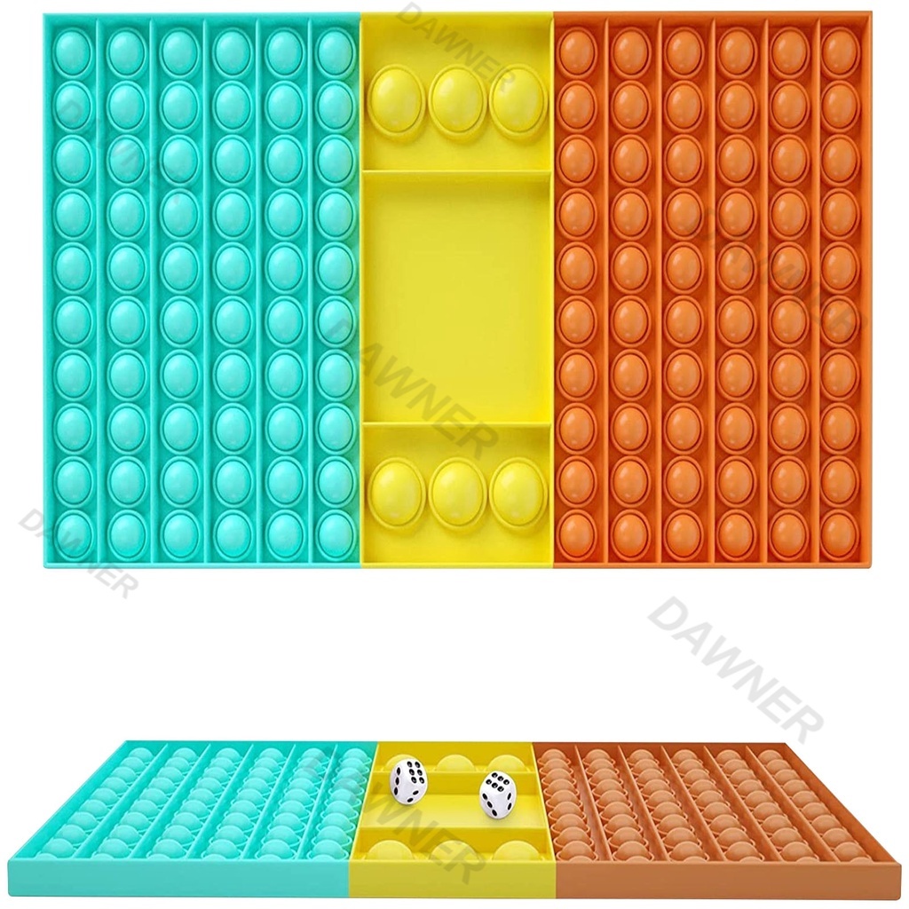 Game Chess Board New Silicone Big Pop It Push Bubble Gadget Toys ...