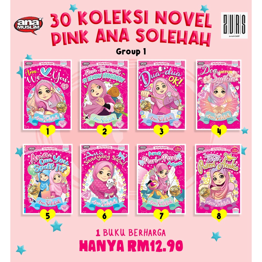 Siri Novel Ana Solehah Ana Muslim - Buku Bacaan Viral Cerita Akhlak ...