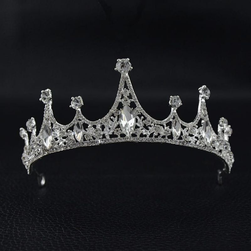 White & Black Blood Crown Bridal Graduation Tiara | Shopee Philippines