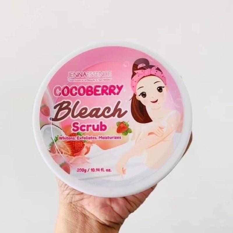 LEGIT COCOBERRY BLEACH SCRUB by Jenna Essence - 300g | Shopee Philippines