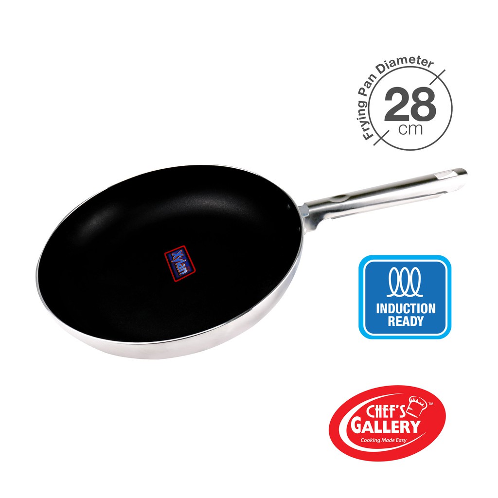 Chef's Gallery Professional Non-Stick Frying Pan 28cm (Induction Ready ...