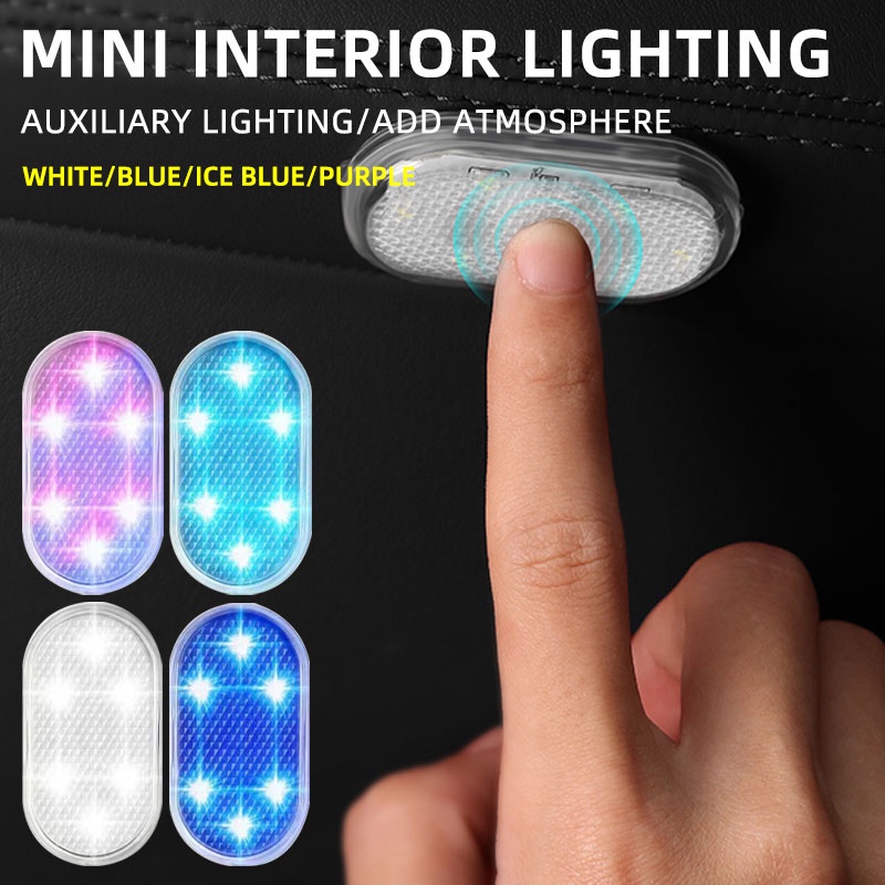 Car Interior Dome Light Finger Touch Sensor Reading Lamp Magnetic ...