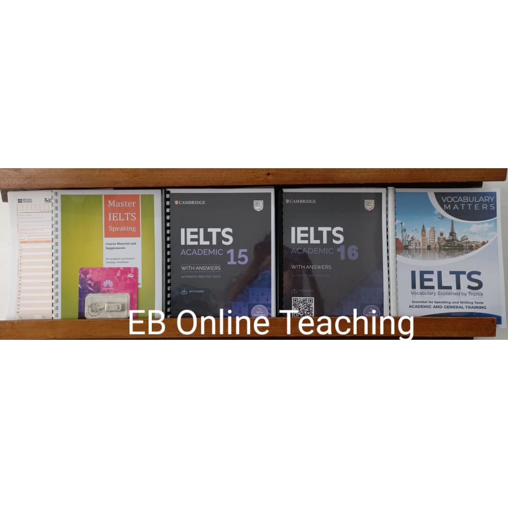 Bundle of 2 IELTS Academic Practice Books and Supplementaries NEW ...