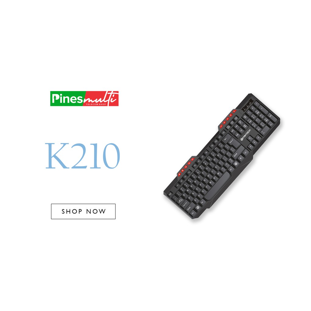 Fantech K210 Multimedia Office Keyboard | Shopee Philippines