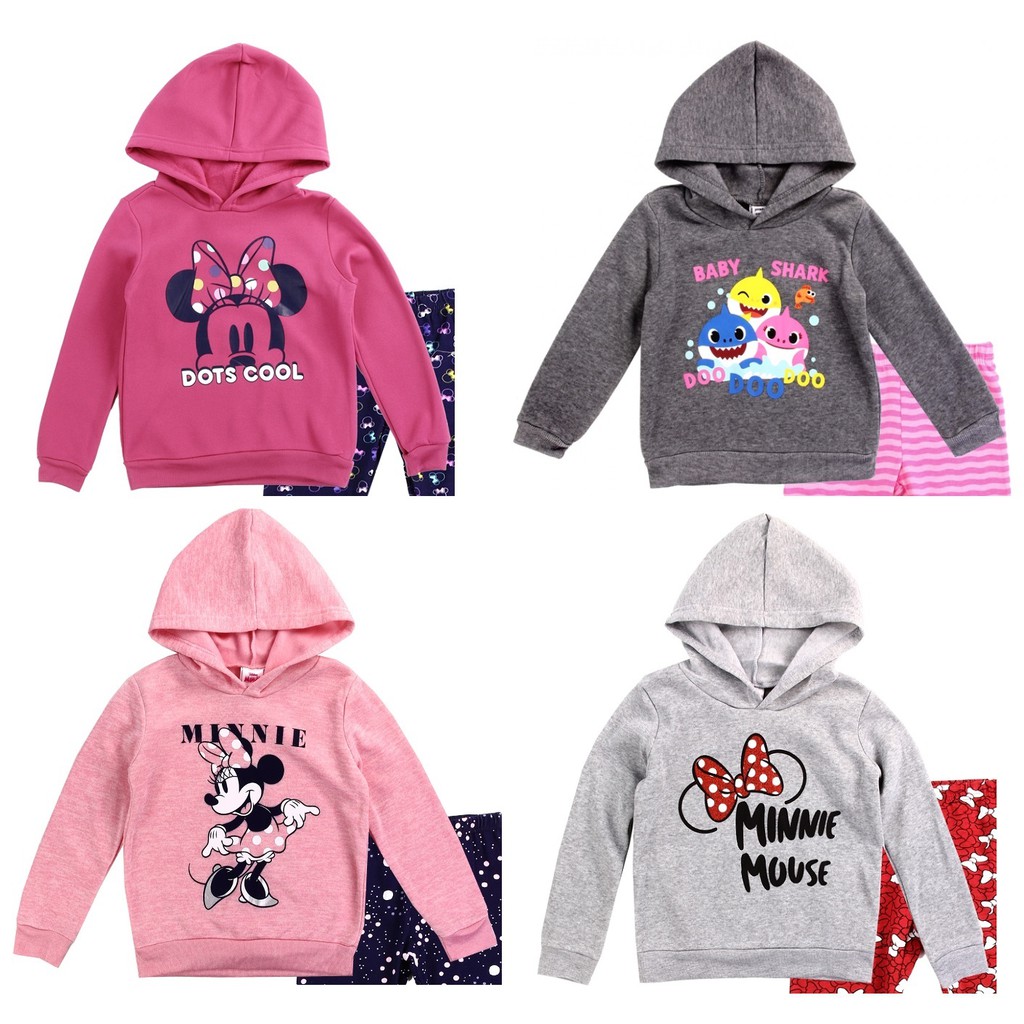 Disney, Pinkfong cotton fleece hoodie for girls 1-6 years old with ...