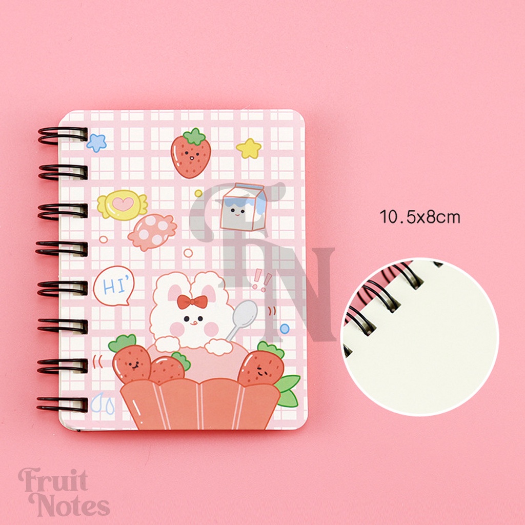 NB006 80 sheets A7 Cute Kawaii Mini Notebook | Shopee Philippines