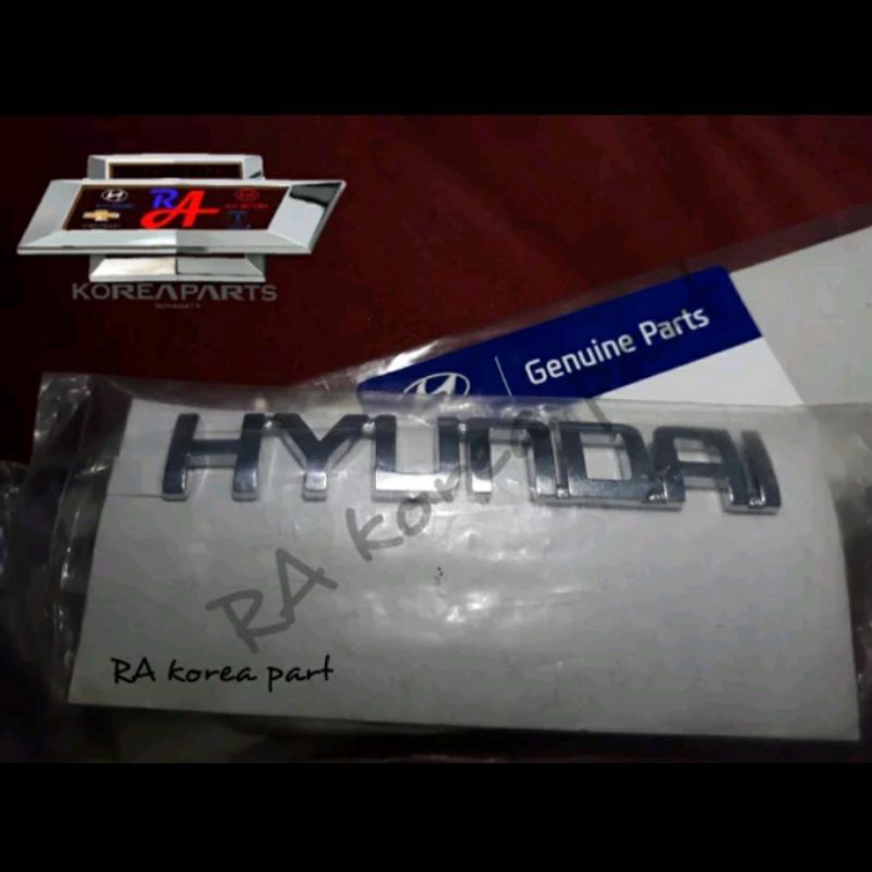 Hyundai Ori Writing Emblem For Getz Car 86310-2C020 | Shopee Philippines