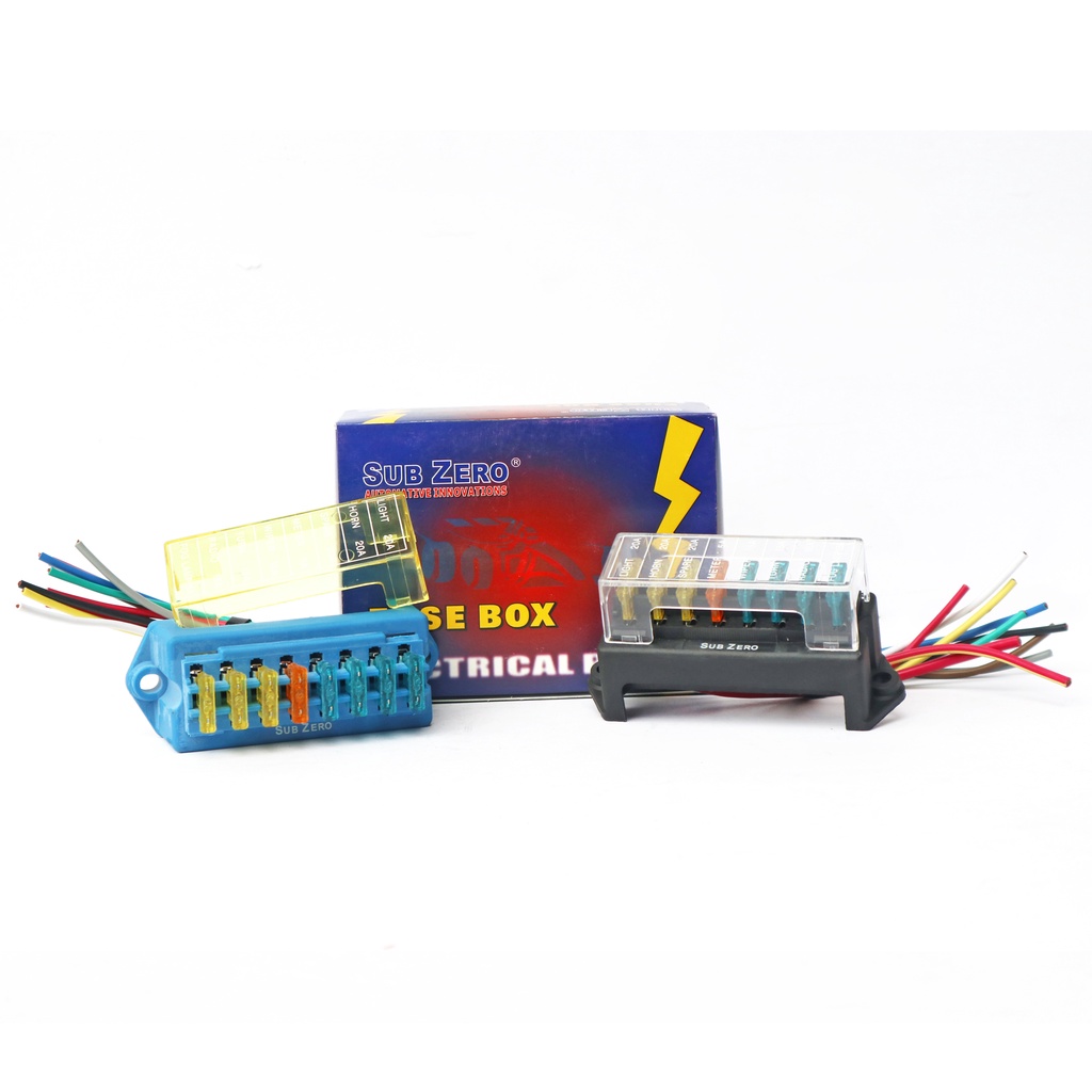 Fuse Box Plug-in 8 Terminal Slots SFB-008 (with 8 Fuse) -1PC | Shopee ...