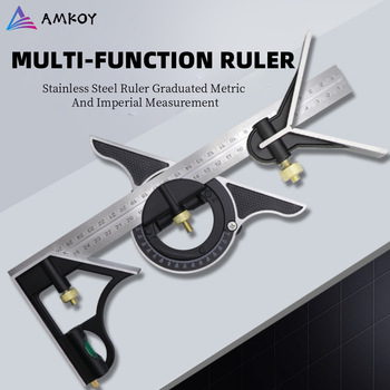 High Precision Protractor Multi-function Professional Tools Combination ...