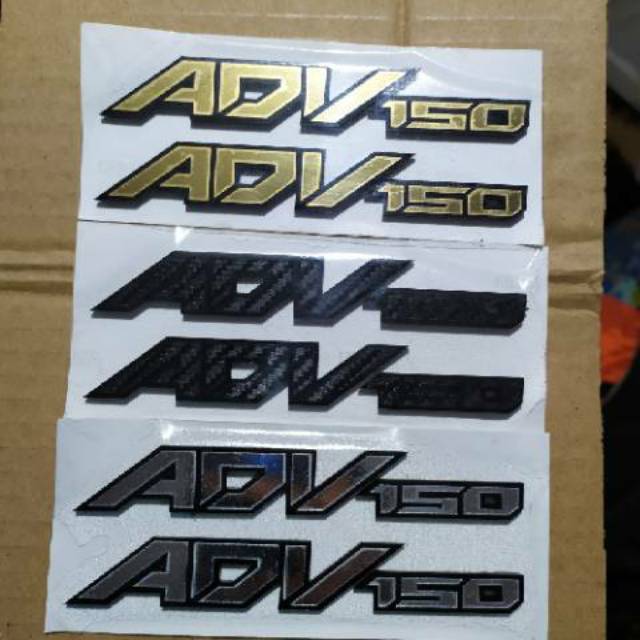 Honda New Adv150 3D Emblem | Shopee Philippines