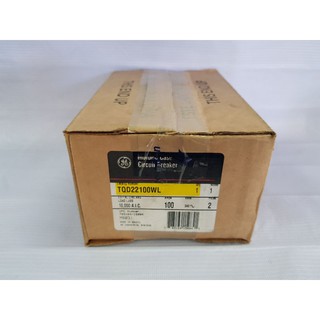 GE TQD Circuit Breaker 2 Pole 100A, 125A, 150A, 175A, 200A, 225A Molded ...
