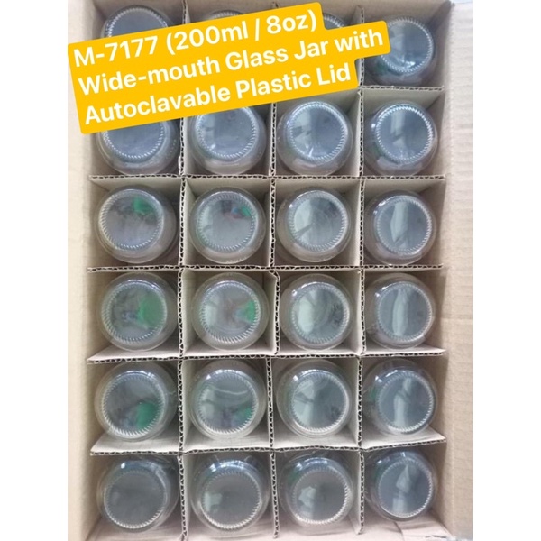 Bottle (220ml/8oz) for Plant Tissue Culture 24/box / Bottle M7177 Glass ...