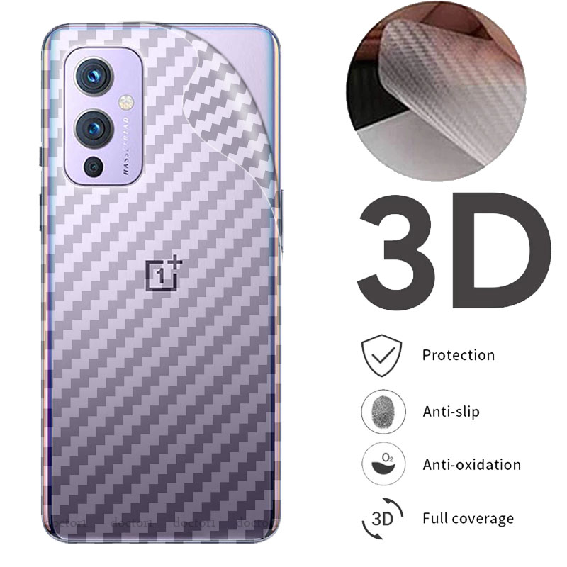 Carbon Fiber Sticker Back Film Cover OnePlus 10 9 8 7 7T Pro Nord N100 ...