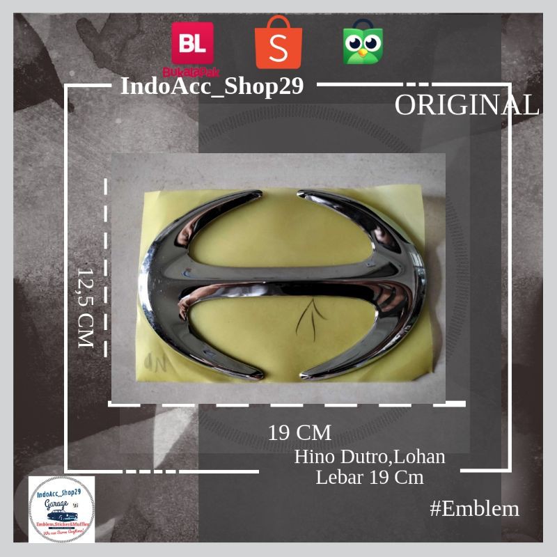 Original Hino Dutro Lohan emblem Logo | Shopee Philippines