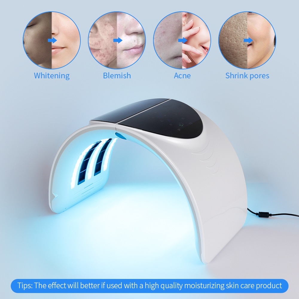 Korean LED Photon Machine 7 Colors PDT LED Face Mask Light Therapy ...