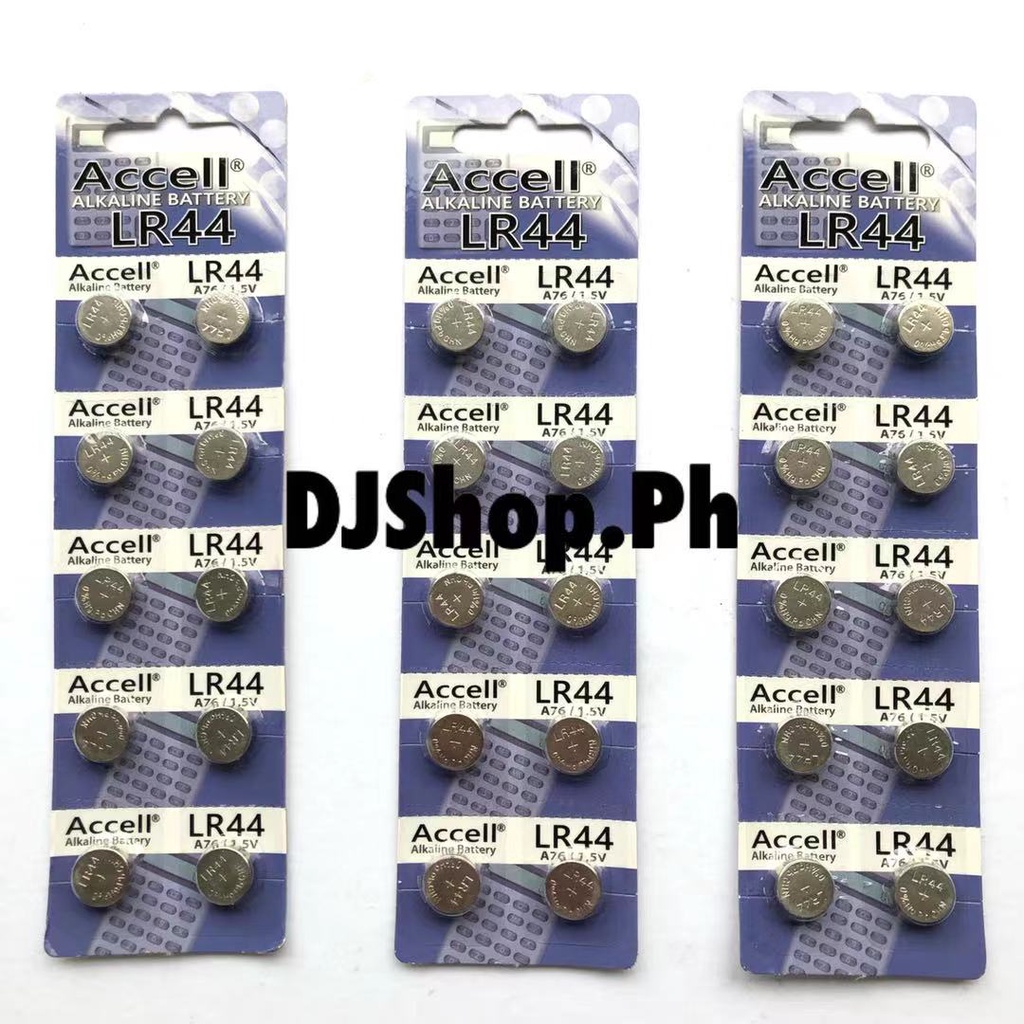 LR44 LR920 Accel Battery Alkaline Battery A76/ 1.5v Battery | Shopee ...