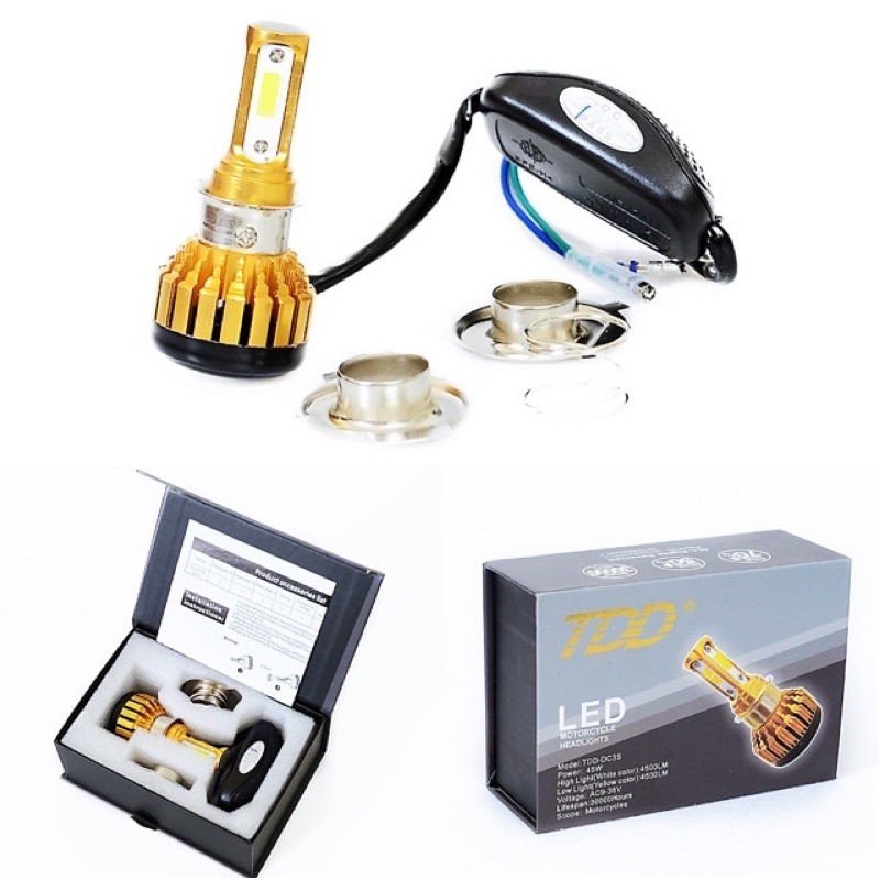 TDD/Global Motorcycle 40W/45W Universal Super Bright Headlight | Shopee ...