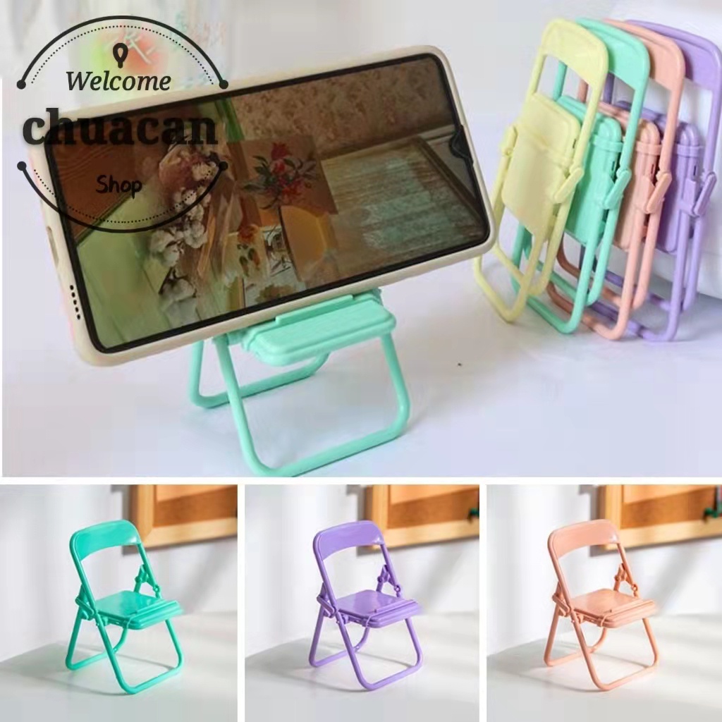 Chair Mobile Phone Holder Cute Multifunctional Phone Mini Stand Chair ...
