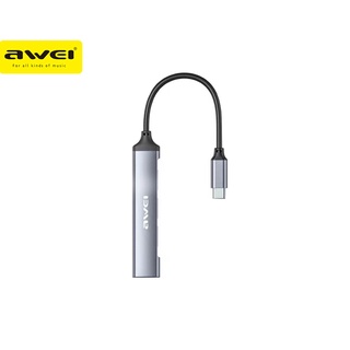 Awei CL-150T Mini Type C USB C HUB 4 Ports HUB Type C Multi Splitter ...