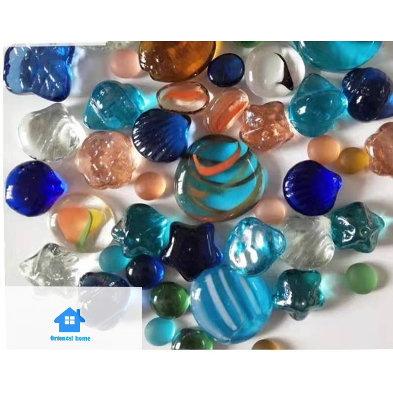 Vase Filler Gems,Glass Flat Marbles, Party Table Scatter, Wedding ...