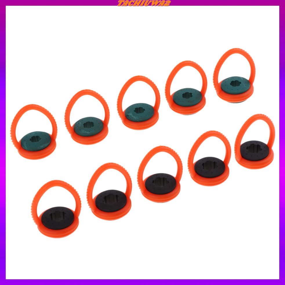 [TACHIUWA2] 5 Piece Snooker Billiard Pool Stick Tip Hanger Orange 10mm ...