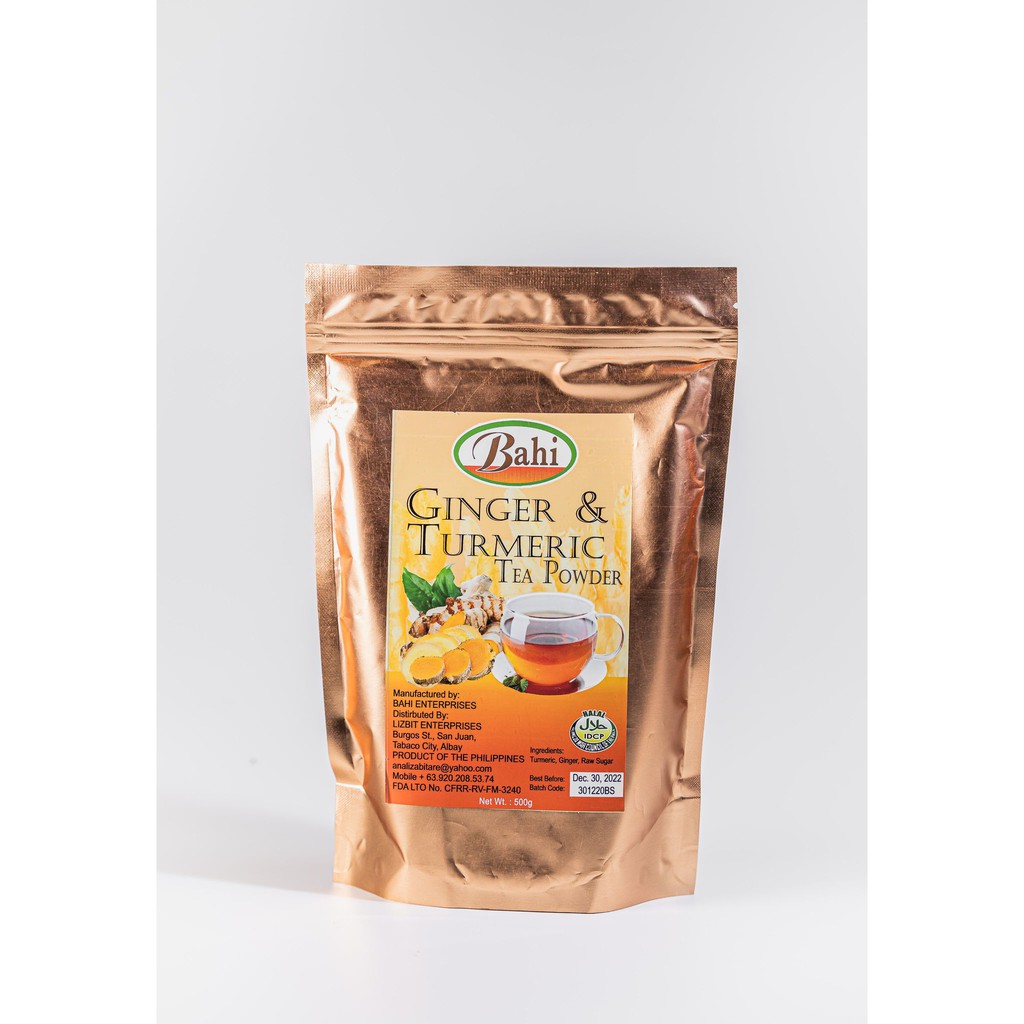 Bahi Ginger & Turmeric Brew 500 grams pack | Shopee Philippines