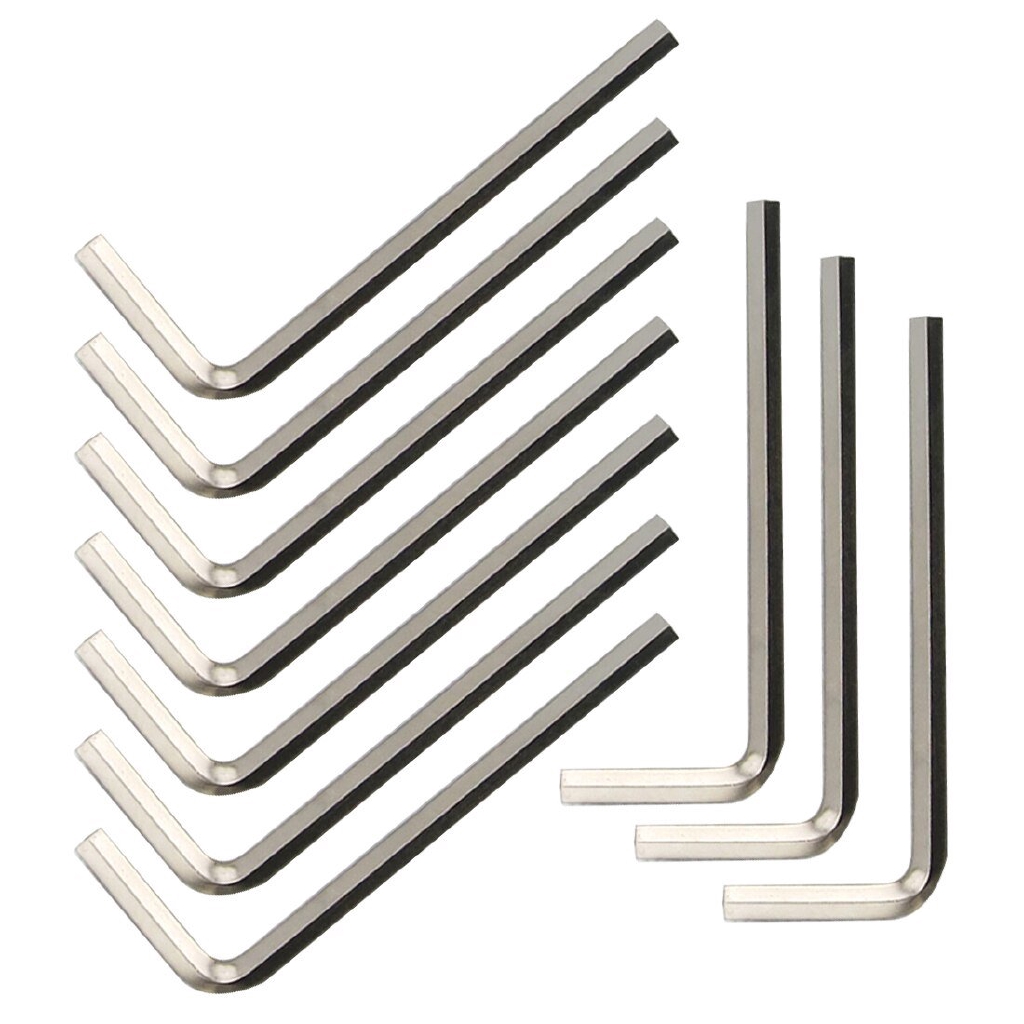 Feichao 10Pcs L Type Screwdriver Hex Key Allen Wrench 1.5mm-10mm M2 M3 ...