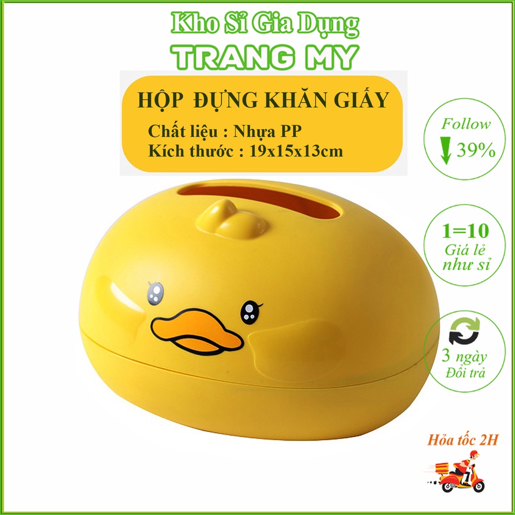 Super Cute and Advantageous Yellow Donald Duck Cartoon Desktop Tissue ...