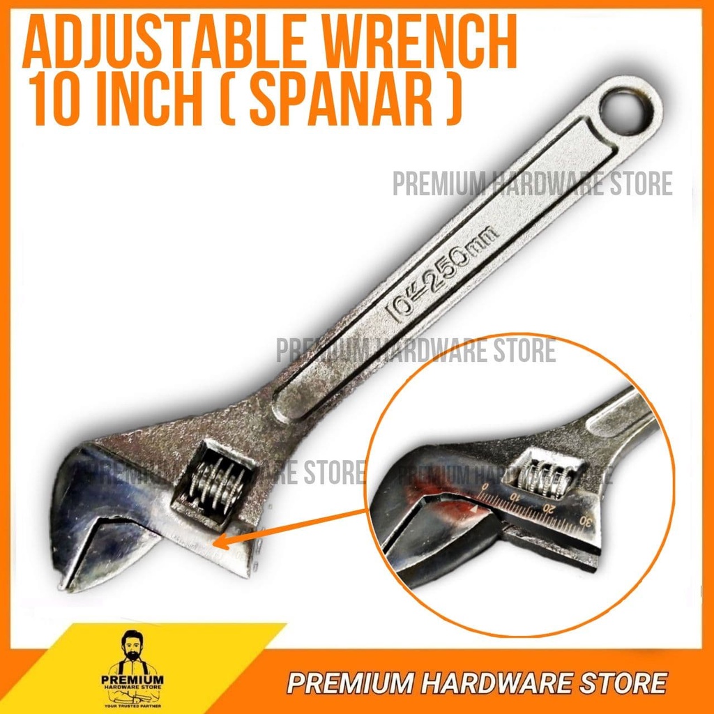 ADJUSTABLE WRENCH ( SPANAR HIDUP ) | Shopee Philippines