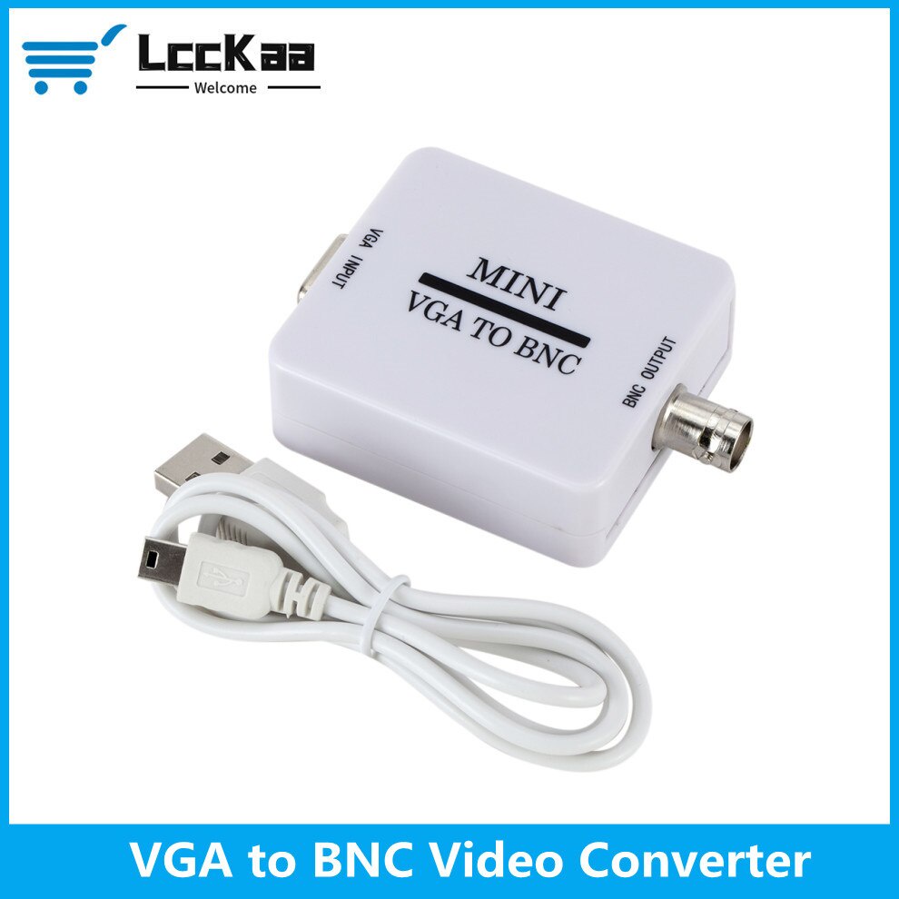 LccKaa HD VGA To BNC Video Converter Composite Box Digital Switcher ...
