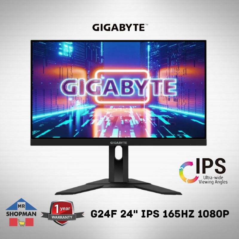 Gigabyte G24F / G24F 2 / 24" IPS 165hz 1080p Gaming Monitor | Shopee ...