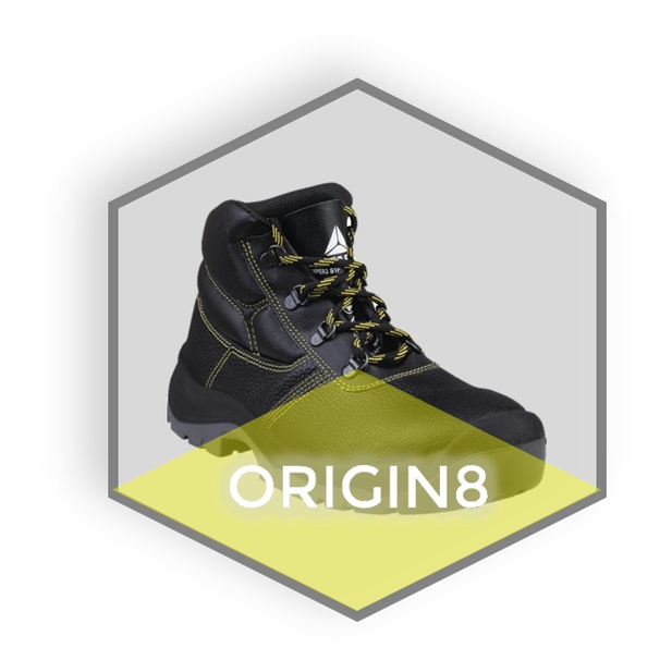 JUMPER3 S1P DELTA PLUS EUROPEAN BRAND SAFETY SHOES HIGH CUT LEATHER ...