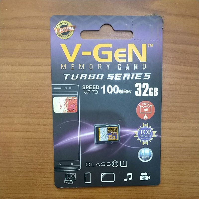 Microsd VGEN / V-GEN 32GB TURBO CLASS 10 ORIGINAL | Shopee Philippines