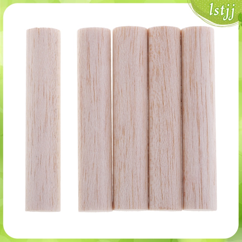 [Limit Time] Pack 5 / 10 15mm Thick Wooden Dowel Rods - Unfinished ...