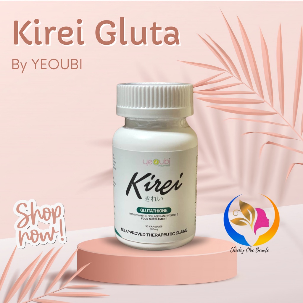 Yeoubi New Kirei Glutathione 30capsules 500mg | Shopee Philippines