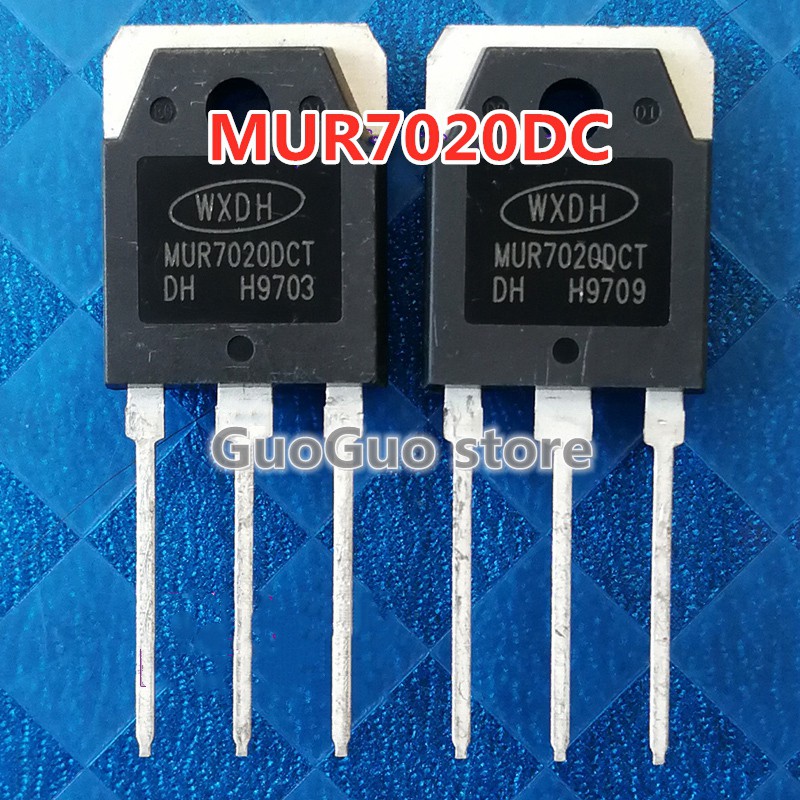2pcs Original MUR7020DCT TO-3P 70A/200V welding machine high current ...