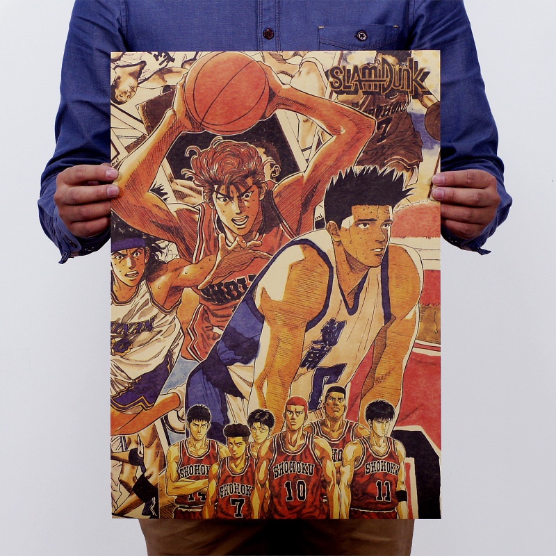 [H0350] Basketball Anime-A Style/Sakuragi Flower Road, Kaede Rukawa ...