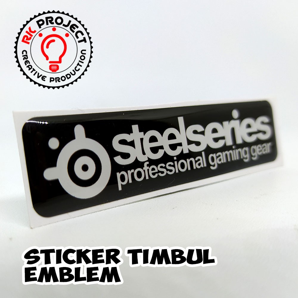 Steelseries 2 Flexible Resin Embossed Sticker | Shopee Philippines