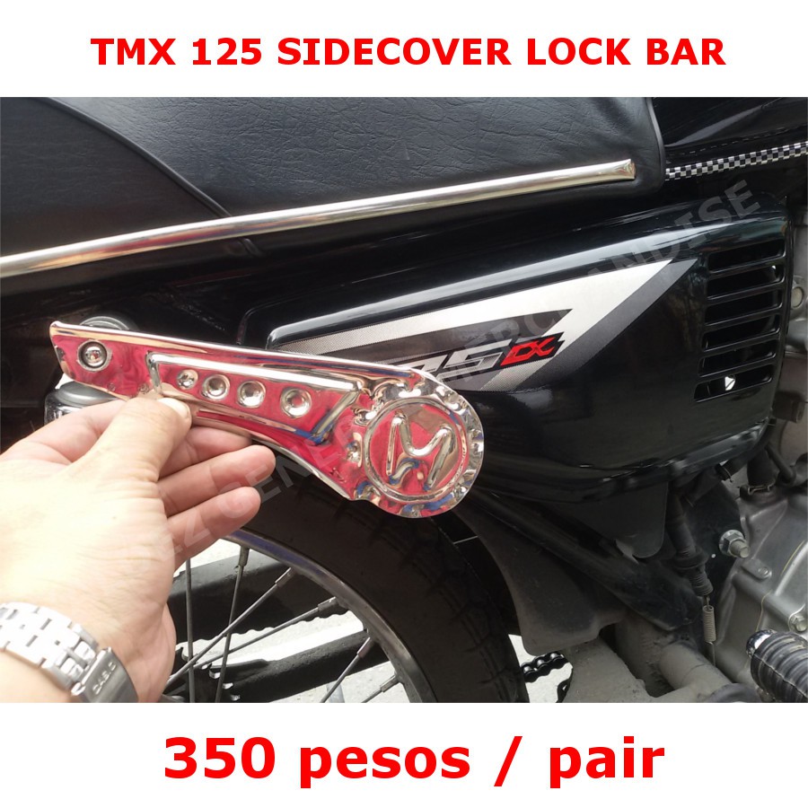 TMX 125 Alpha Stainless Sidecover Lock, Sidecover Support, Side cover ...