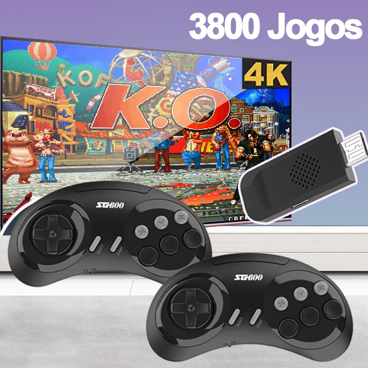 Portable Video Game Console For SEGA NES HDMI Mini BR Game Stick 2700 ...