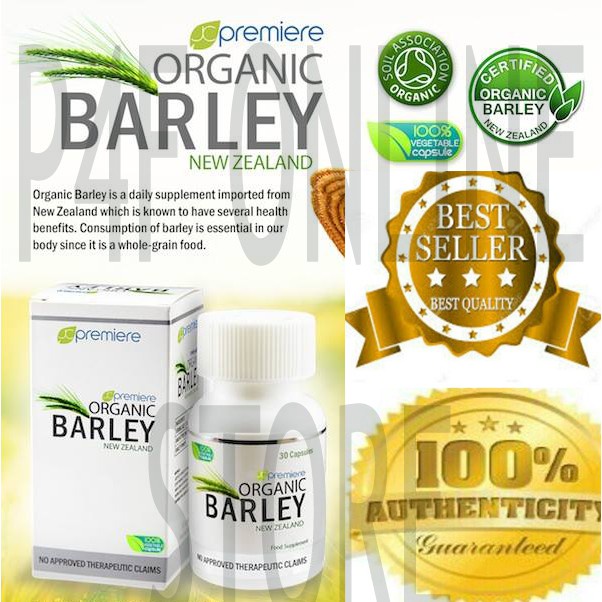 Original JC Premiere Organic Barley Capsule from New Zealand (30 ...