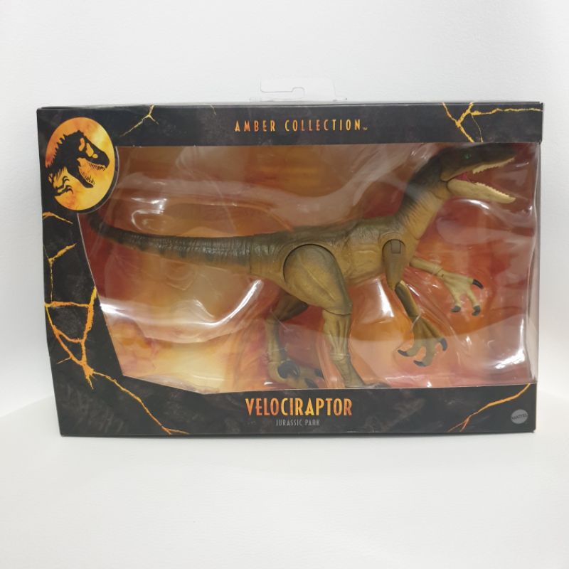 VELOCIRAPTOR Jurassic Park Amber Collection Target Exclusive | Shopee ...