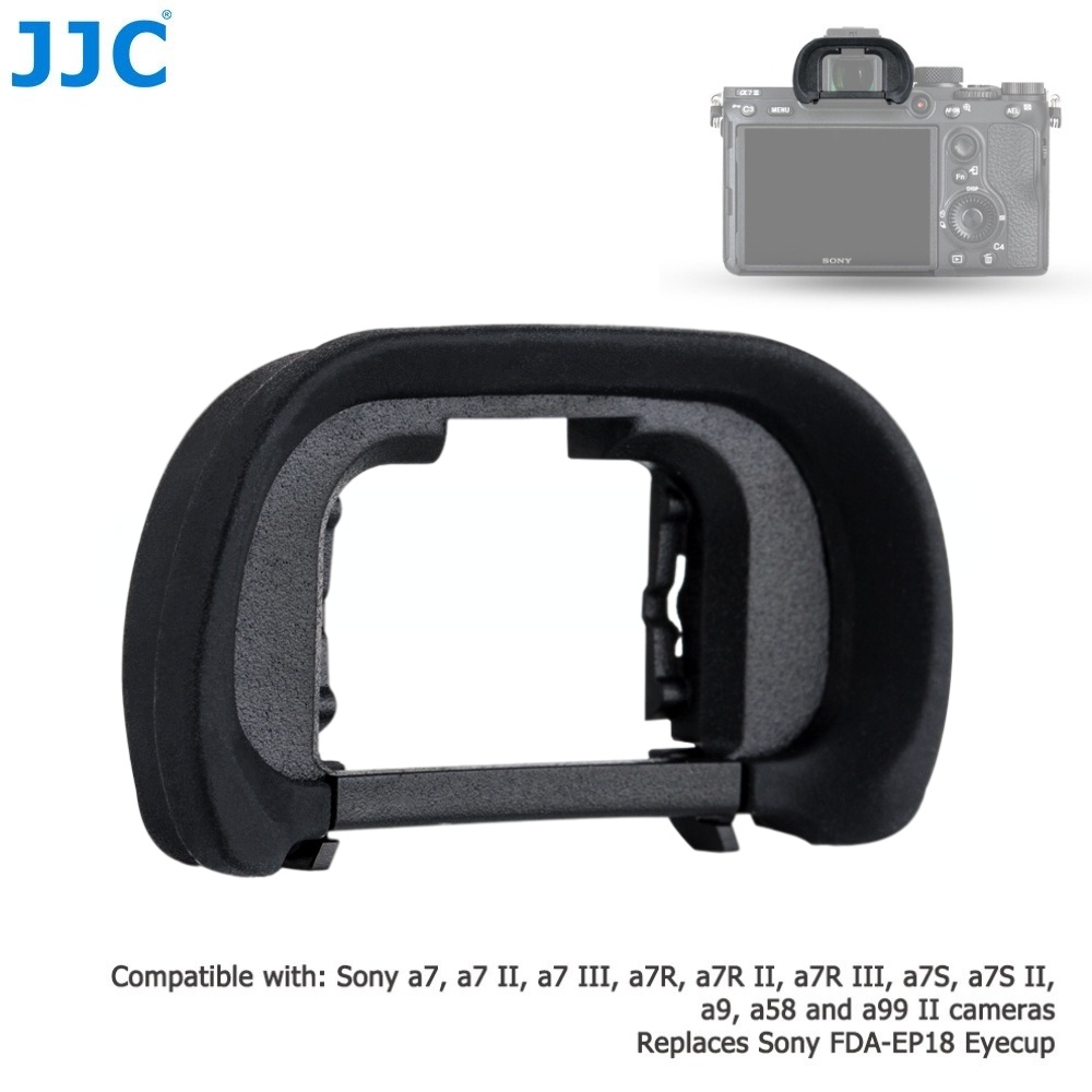 JJC FDA-EP18 Camera Eyecup Soft Silicone Viewfinder Eyepiece for Sony A7 A7II A7 III A7R A7RII ...
