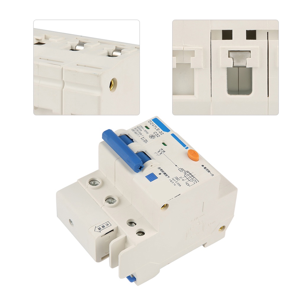 [READY STOCK] DZ47LE-32 2P+N C32 RCCB Residual Current Circuit Breaker ...