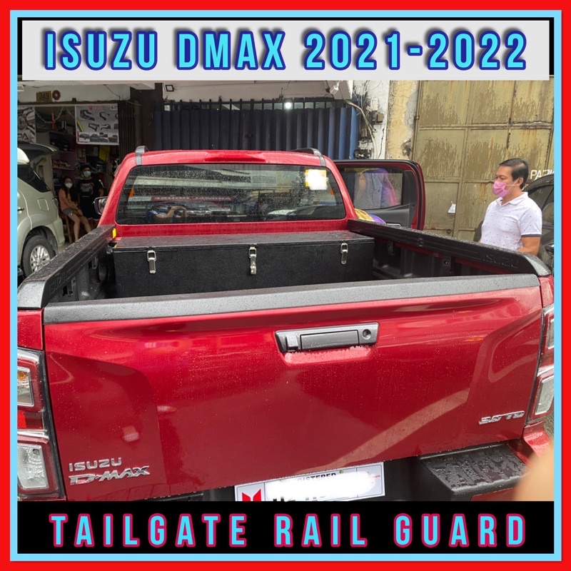 ISUZU DMAX 2021-2024 TAILGATE RAIL GUARD | Shopee Philippines
