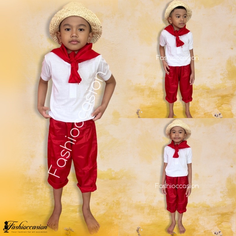 Katipunero/Magsasaka SET with FREE HAT for Buwan ng Wika Costume for ...