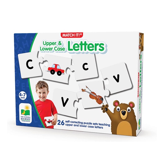 The Learning Journey Match It! - Upper & Lower Case Letters | Shopee ...