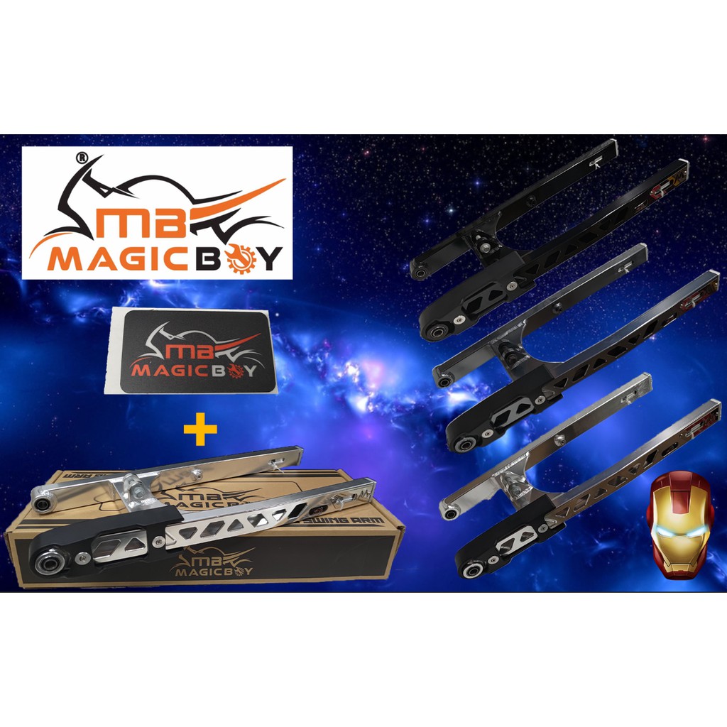 Swing Arm LC135 CNC ALLOY MAGIC BOY Panjang 2 inch (include free Swing ...