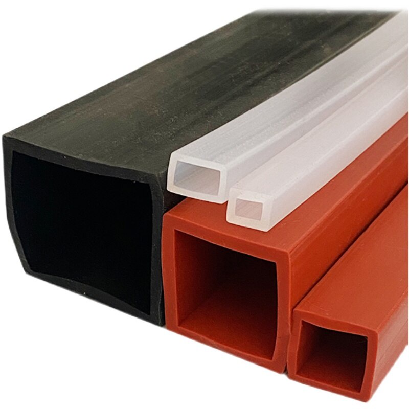 Silicone square tube sleeve high temperature resistant package profile ...