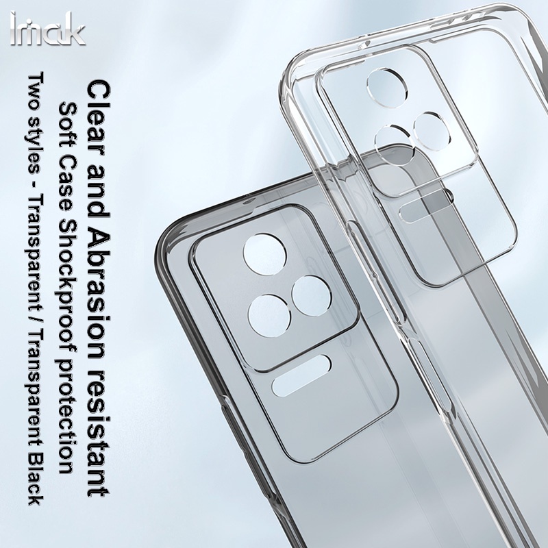 Original Imak Casing Xiaomi Poco F4 5G Transparent Soft TPU Back Case Clear Silicone Shockproof ...